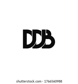 Ddb Letter Original Monogram Logo Design Stock Vector (Royalty Free ...