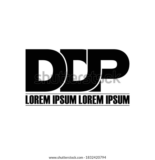 Ddp Letter Monogram Logo Design Vector Stock Vector (Royalty Free ...