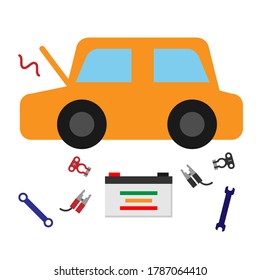 358 Car dead battery Stock Vectors, Images & Vector Art | Shutterstock