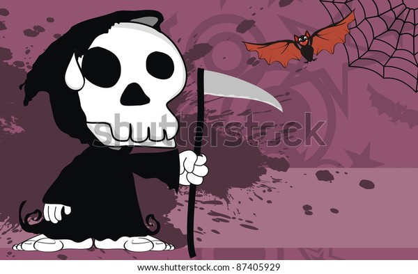 Dead Funny Cartoon Background Vector Format Stock Vector (Royalty Free ...