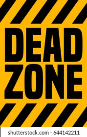 Danger Zone Industrial Warning Sign Stock Vector (Royalty Free ...