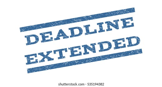 859 Deadline extended Images, Stock Photos & Vectors | Shutterstock