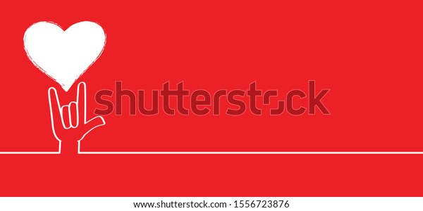 Deaf Sign Language Love Symbol Love Stock Vector (Royalty Free ...