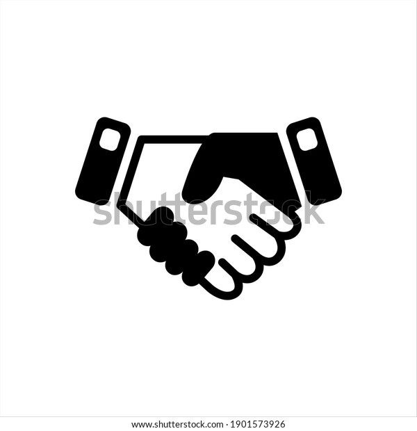 Deal Handshake Icon Vector Graphic Illustration Stock Vector (Royalty ...