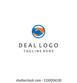 Deal Logo Design Stock Vector (Royalty Free) 1150204130 | Shutterstock