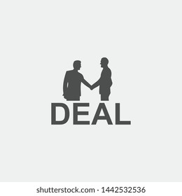Deal Logo Template Design Vector Stock Vector (Royalty Free) 1442532536 ...