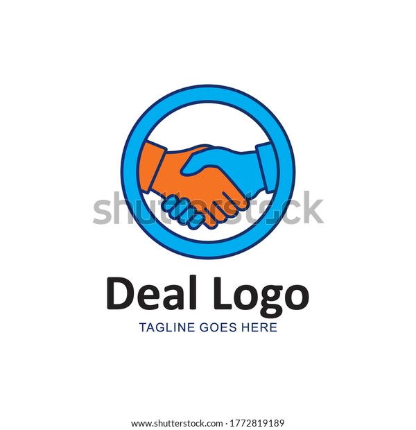 Deal People Logo Deal Work Logo Stock Vector (Royalty Free) 1772819189 ...