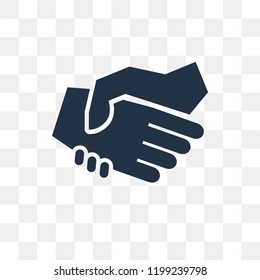 Deal Vector Icon Isolated On Transparent Stock Vector (Royalty Free ...