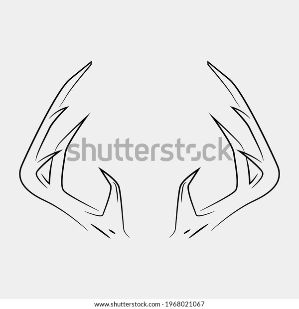 Dear Head Logo Icon Illustration Stock Vector (Royalty Free) 1968021067 ...