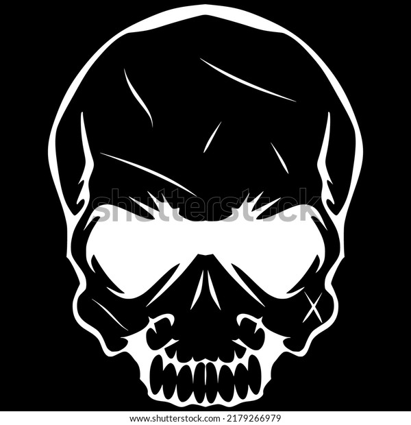 Death Dead Skeleton Skull Bone Head Stock Vector (Royalty Free ...