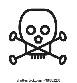 Death Sign Stock Vector (Royalty Free) 488882236 | Shutterstock