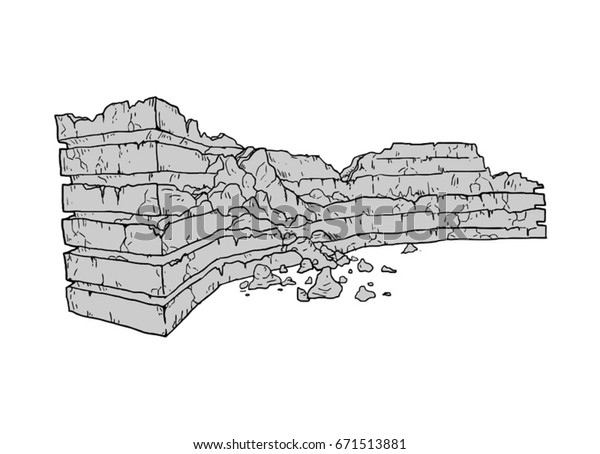 Debris Illustration Stock Vector (Royalty Free) 671513881 | Shutterstock