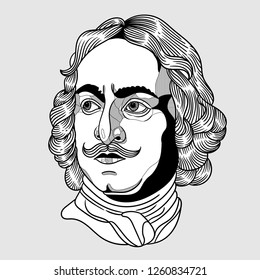 300 Peter the great portrait Images, Stock Photos & Vectors | Shutterstock