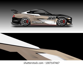 Decal Simple Racing Car Design Vector: เวกเตอร์สต็อก (ปลอดค่าลิขสิทธิ์ ...