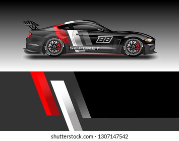 Decal Simple Racing Car Design Vector: เวกเตอร์สต็อก (ปลอดค่าลิขสิทธิ์ ...