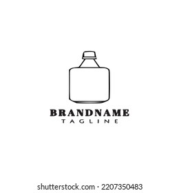 Decanter Logo Cartoon Icon Design Template Stock Vector (Royalty Free ...