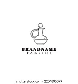 Decanter Logo Icon Design Template Black Stock Vector (Royalty Free ...