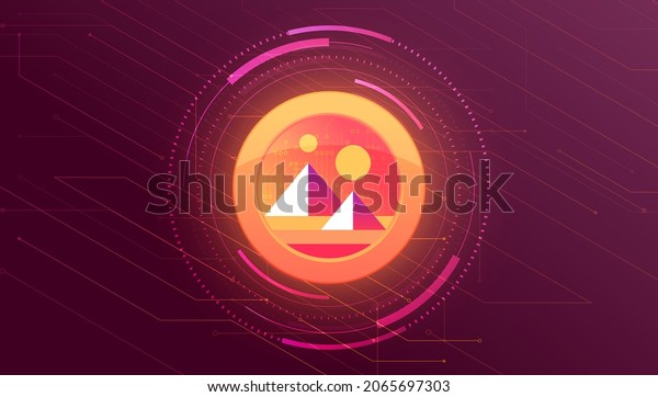 Decentraland Mana Banner Mana Coin Cryptocurrency Stock Vector (Royalty ...