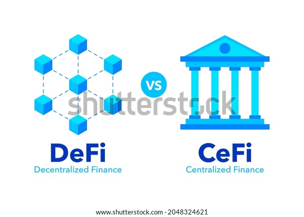 Decentralized Finance Vector Concept Illustration Stock Vector (Royalty ...