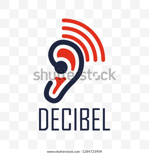 Decibel Logo Isolated On White Background Stock Vector (Royalty Free ...