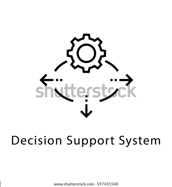 Decision Support System Vector Line Icon Stock Vector (Royalty Free ... Decision Support System Vector Line Icon Stock Vector (Royalty Free ...