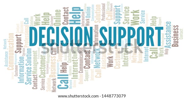 Decision Support Word Cloud Vector Made Stock Vector (Royalty Free ...