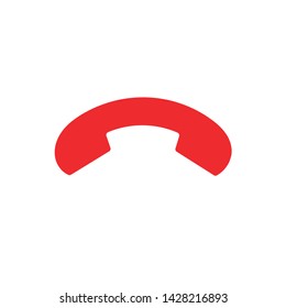 Decline Phone Call Icondont Answer Symbolphone Stock Vector (Royalty ...