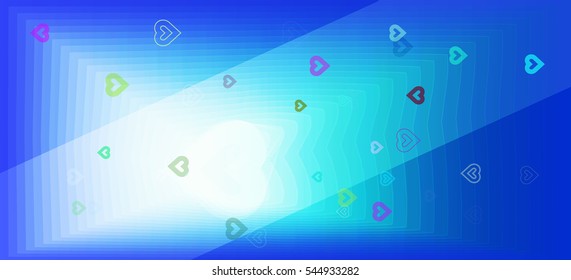 Decoration Heart Opposed Drawing Stock Vector (Royalty Free) 544933282 ...