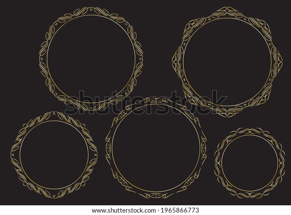 Decoration Kay Vector Illustration Material Collection Stock Vector ...
