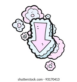 Hand Drawn Arrow Girly Decorative Element Stock Vector (Royalty Free ...