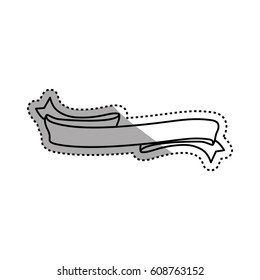 Decorative Banner Emblem Icon Vector Illustration Stock Vector (Royalty ...