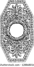 Decorative Cartouche Stock Vector (Royalty Free) 128868016 | Shutterstock