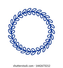 Decorative Circular Line Art Frames Design Stock Vector (Royalty Free ...