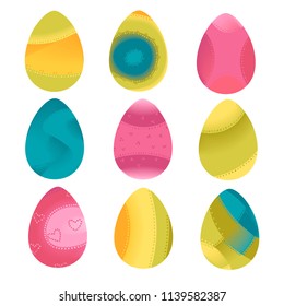 Decorative Colorful Egg Stock Vector (Royalty Free) 1139582387 ...