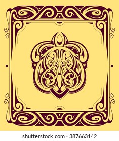 Decorative Design Element Retro Style Frame Stock Vector (Royalty Free ...