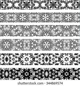 Seamless Traditional Background Indian Motif: ilustrações stock ...