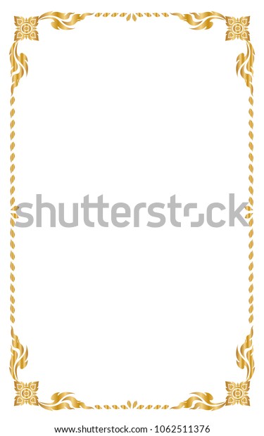 Decorative Frame Border Design Greeting Card Stock Vector (Royalty Free ...