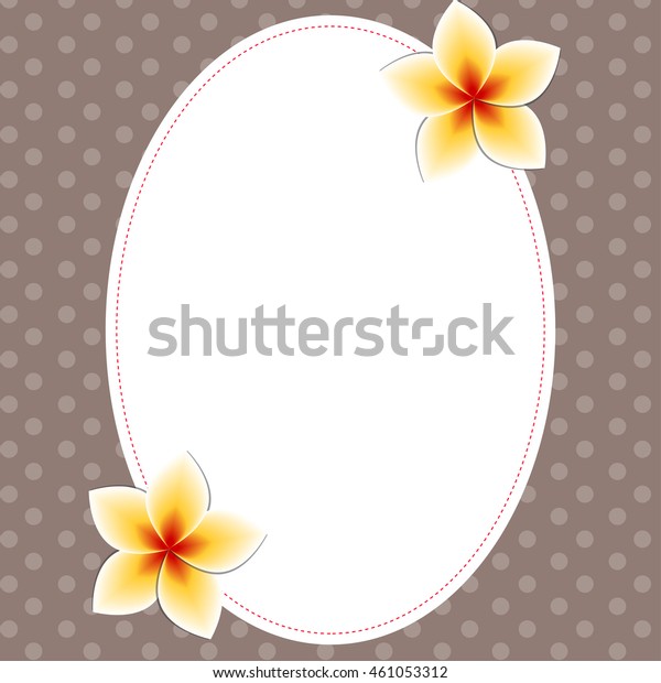 Decorative Frame Design Template Invitation Greeting Stock Vector ...