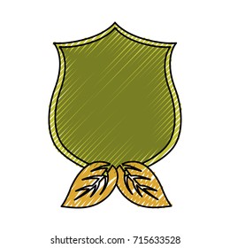 Decorative Frame Leaves Icon Stock Vector (Royalty Free) 715633528 ...