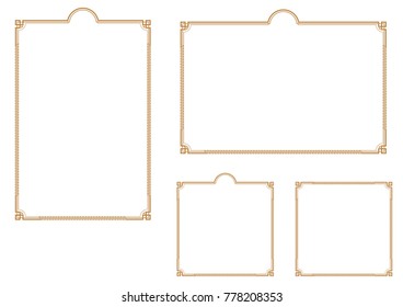 1,759 Gold Borders A4 Size Images, Stock Photos & Vectors | Shutterstock