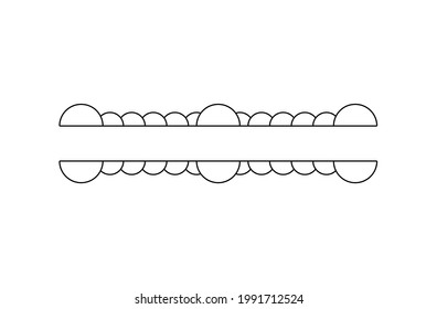Decorative Header Line Decorative Title Line Stock Vector (Royalty Free ...
