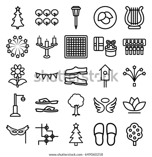 Decorative Icons Set Set 25 Decorative Stock Vector (Royalty Free ...