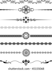 Decorative Page Dividers Stock Vector (Royalty Free) 45155068 ...