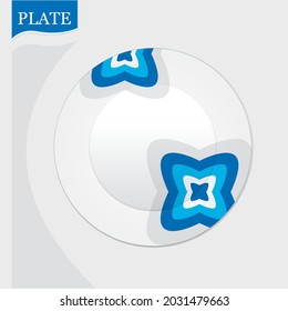 Decorative Plates Interior Design Stock Vector (Royalty Free ...