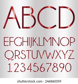 Hand Drawn Alphabet Font Isolated On Stock Vector (Royalty Free) 252191362
