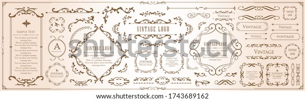 Decorative Rules Design Easytouse Title Design Stock Vector (Royalty ...