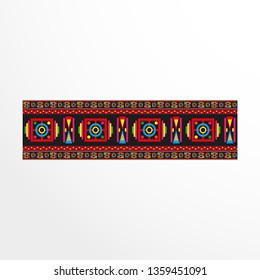 Seamless Traditional Background Indian Pattern Stock Illustration ...