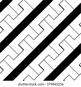 Decorative Strips Diagonal Pattern Seamless Vector Stock Vector ...