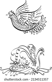 739 Dove scroll Images, Stock Photos & Vectors | Shutterstock