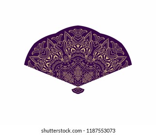 266 Indian hand fan Stock Vectors, Images & Vector Art | Shutterstock